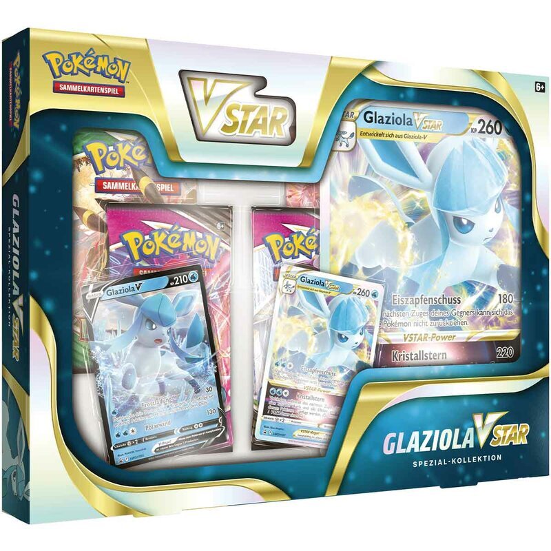 Pokemon Spring 2022 Glaziola VSTAR Special Collection DEUTSCH Variant ...