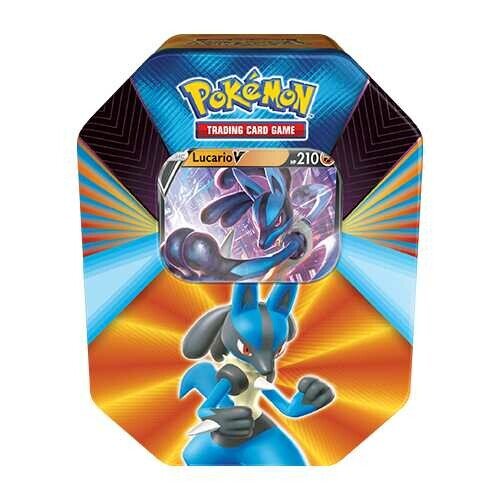 Pokemon Spring Tin 2021 V Forces Tin ENGLISCH Lucario Variante, 24,90
