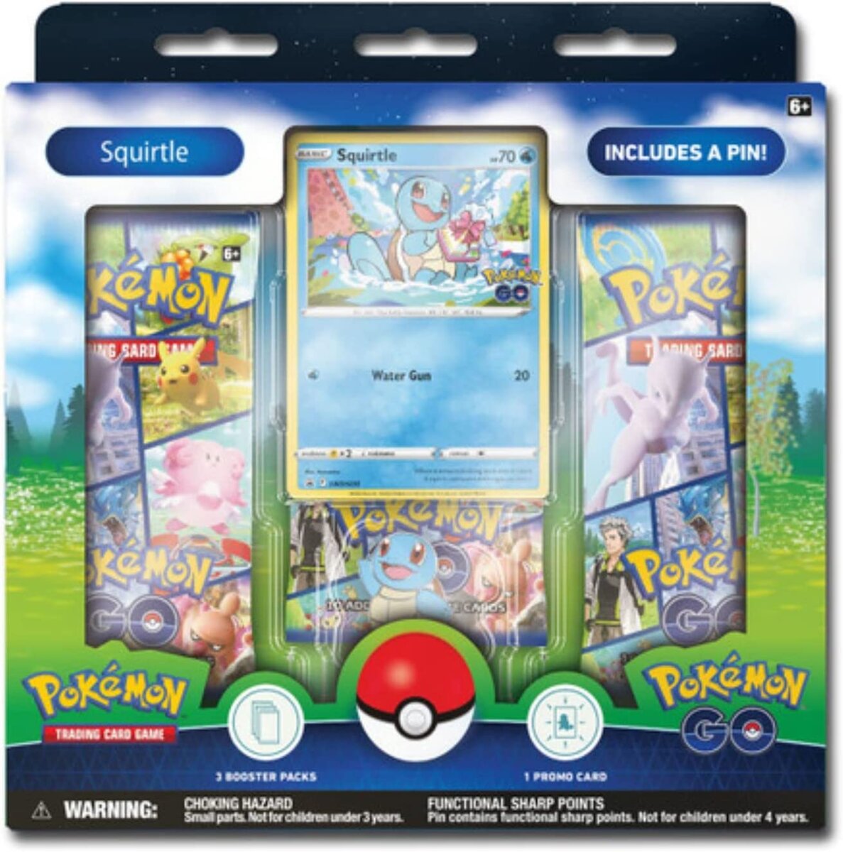 PKM - SWSH10.5 - GO Pin Box - ENGLISCH - Variante Squirtle, 16,99