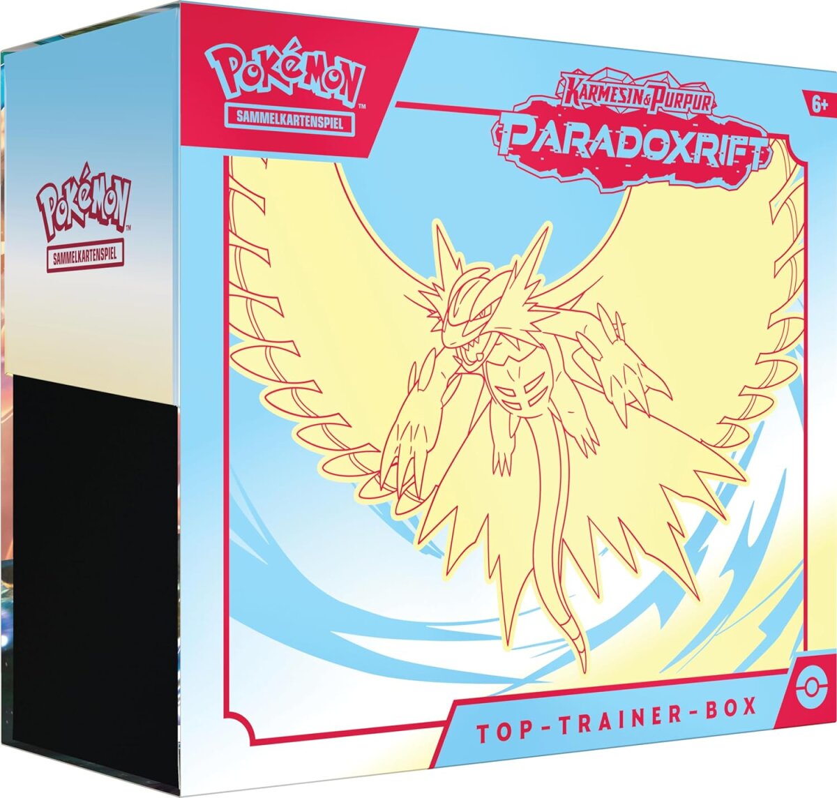 Pokemon - KP04 Paradox Rift - Donnersichel TopTrainer Box (blau) - DE ...