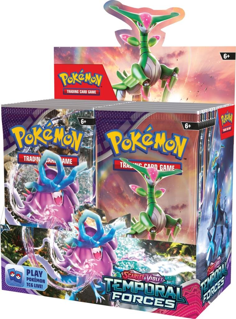 Pokemon - SV05 Temporal Forces - Booster Display (36 Booster) ENGLISC ...